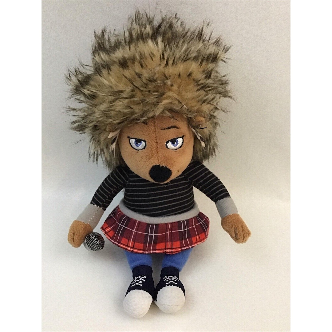 Ty Sing Movie Star Ash Porcupine 7” Plush Bean Bag Stuffed Animal Toy ...