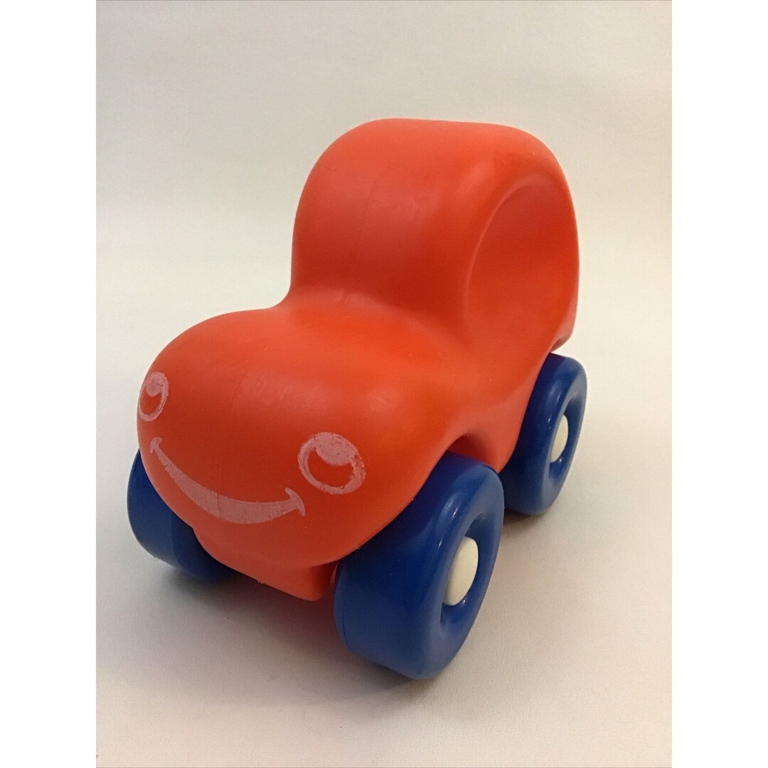 Little Tikes My First Wheels Orange Chunky Vintage Toy Car Vehicle Blue ...