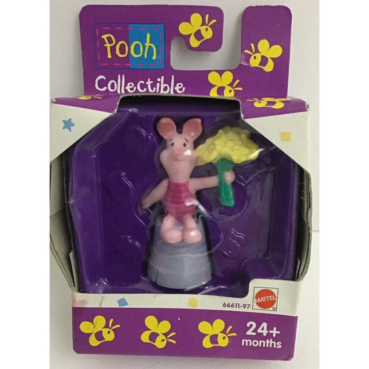 Mattel Pooh Collectible Figure New Piglet 3” Vintage Arcotoys - Etsy