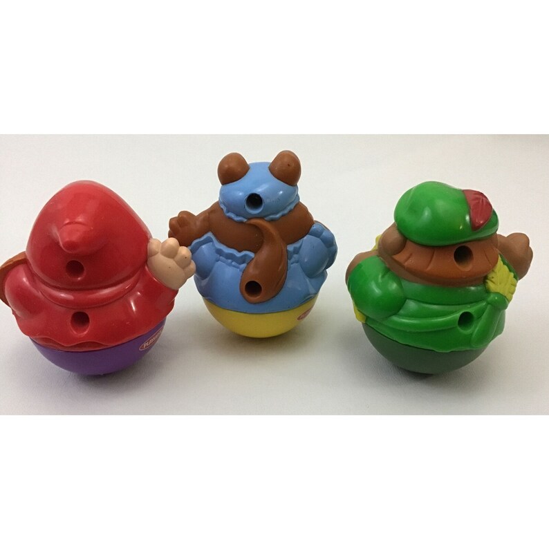 Playskool Weebles Little Red Riding Hood Wolf & Woodsman Storybook ...