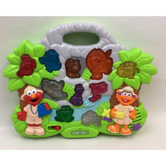 Sesame Street Mattel Jungle Safari Learning Toy 2000 Animals - Etsy