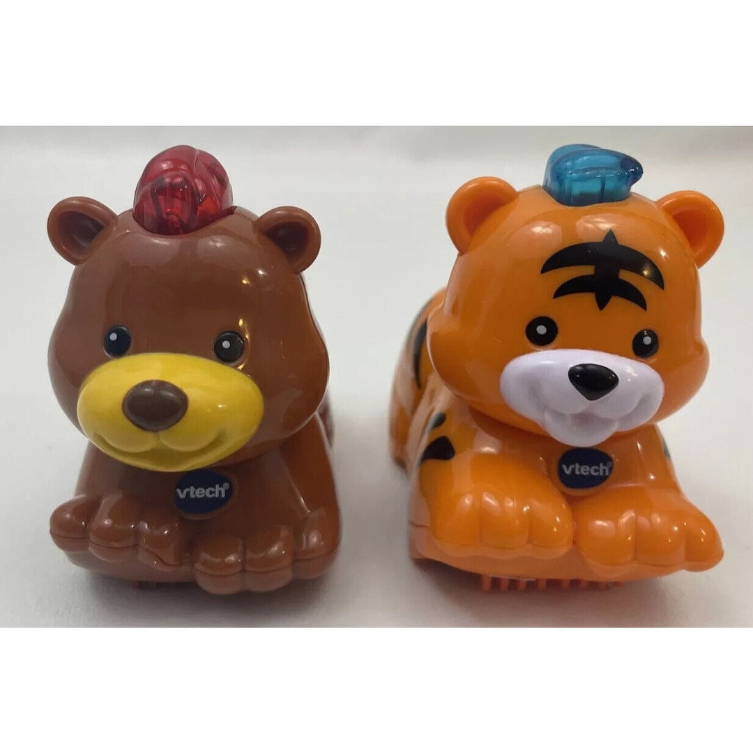 Vtech Go Go Smart Animals Bear and Tiger 2-pack Lights Sounds - Etsy