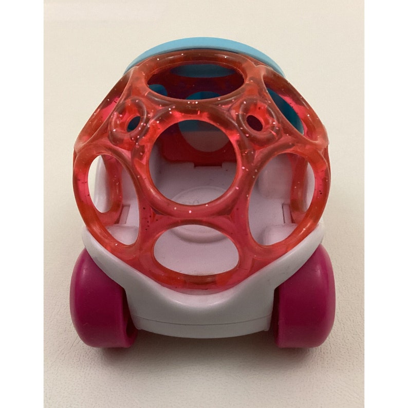 Oball Go Grippers Vehicles Bus Red Green Car Blue Flowered Car Lot of 3 ...