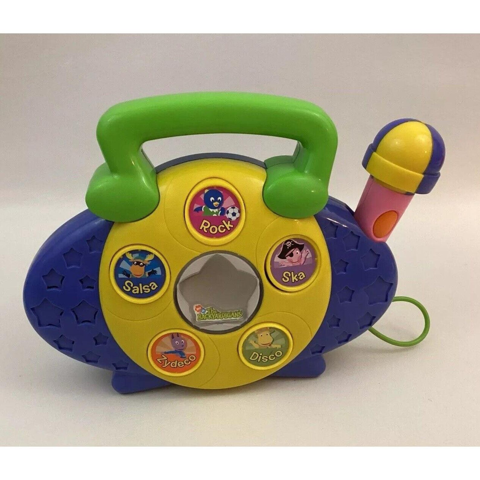 The Backyardigans Sing Along Music Player Karaoke Toy 2005 Mattel ...
