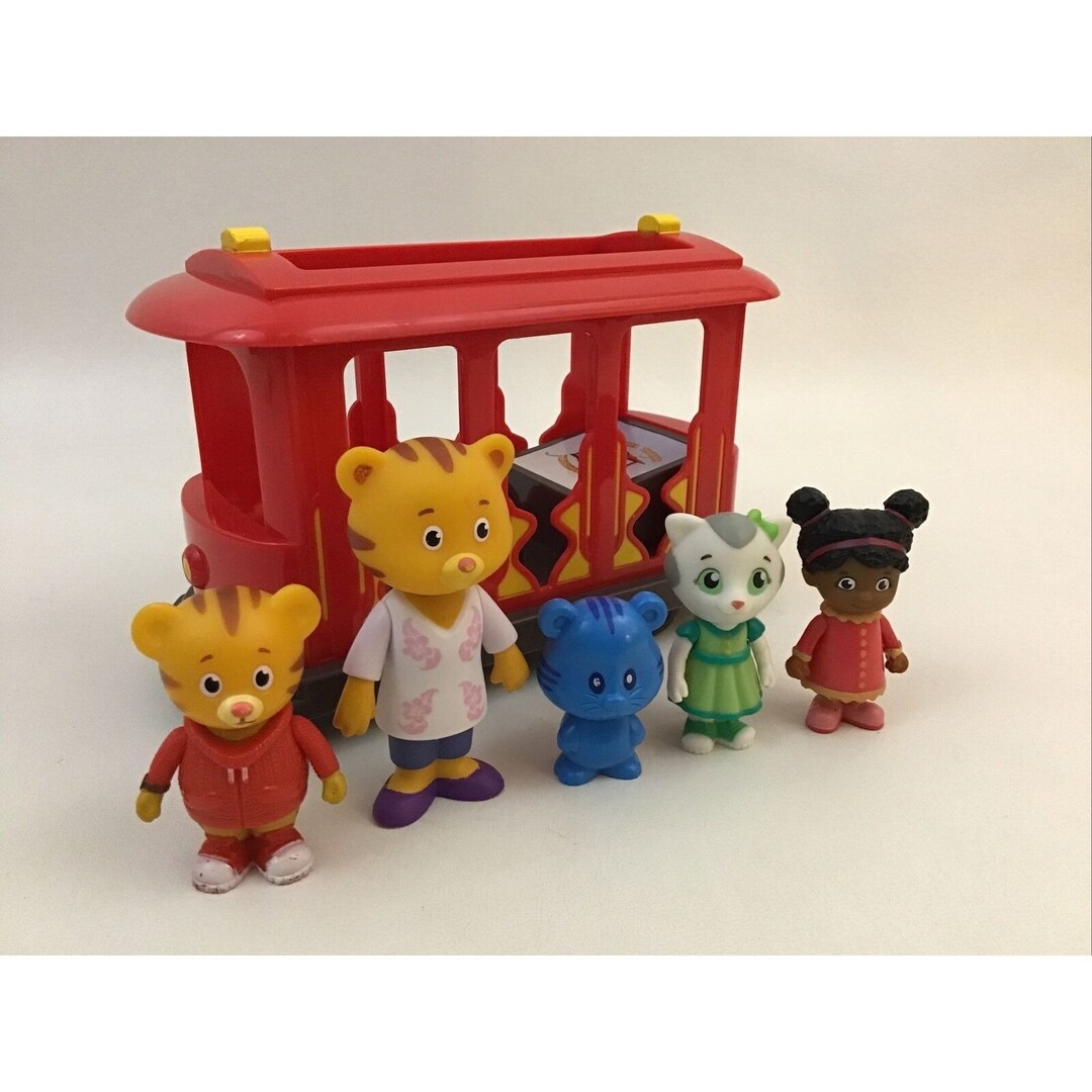 Daniel Tigers Neighborhood Pull Back Trolley W Daniel Tiger - Etsy