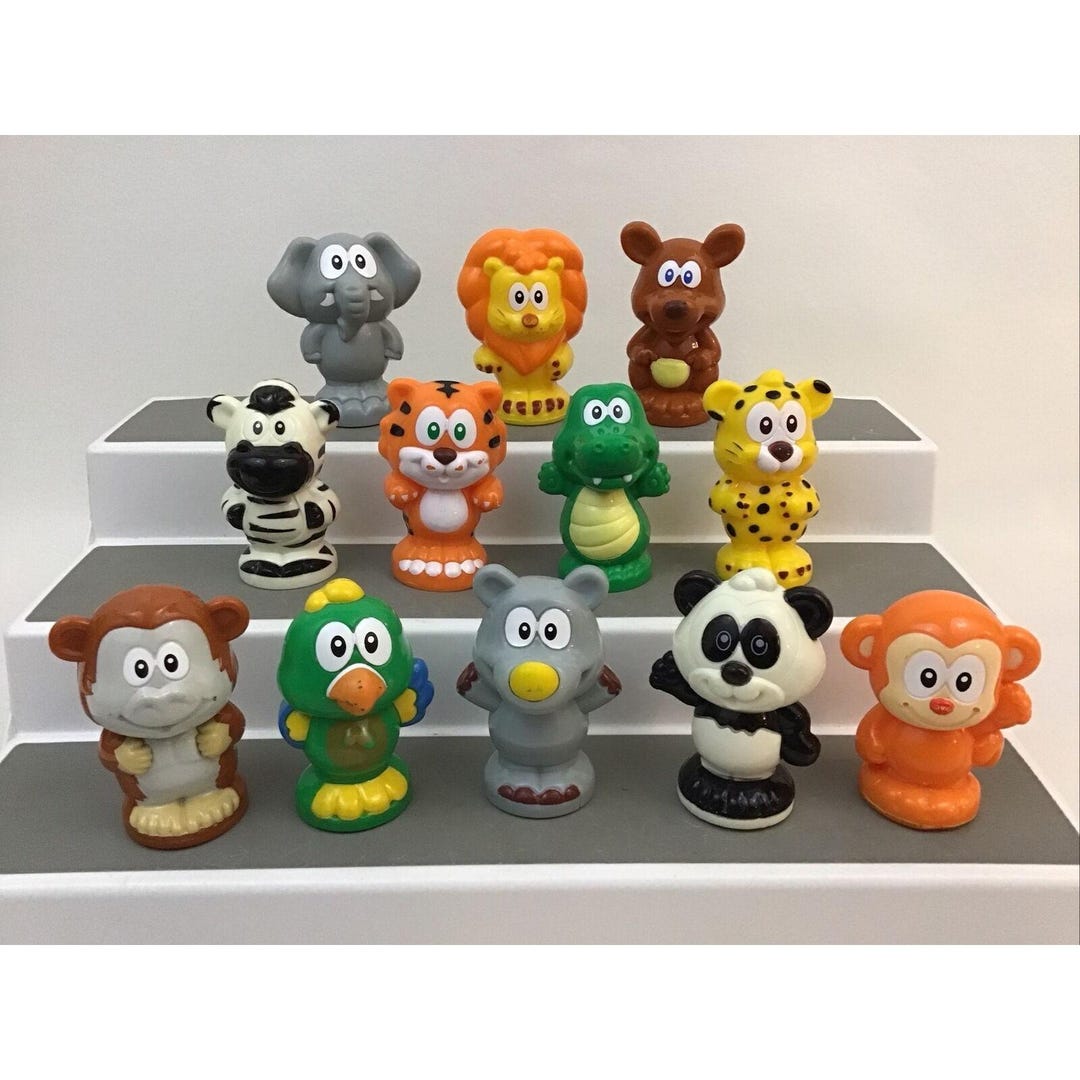 Vtech Smartville Alphabet Learning Train Replacement Animals Lot of 12 ...