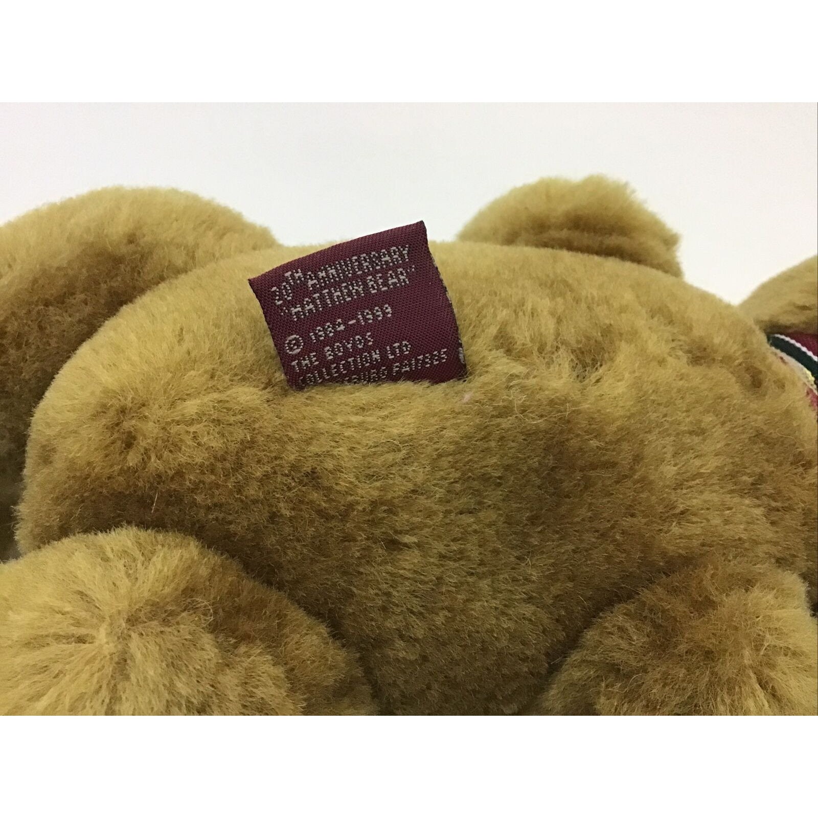 Boyds Plush Bear Matthew Bear Limited Edition 20th Anniversary 1979 ...