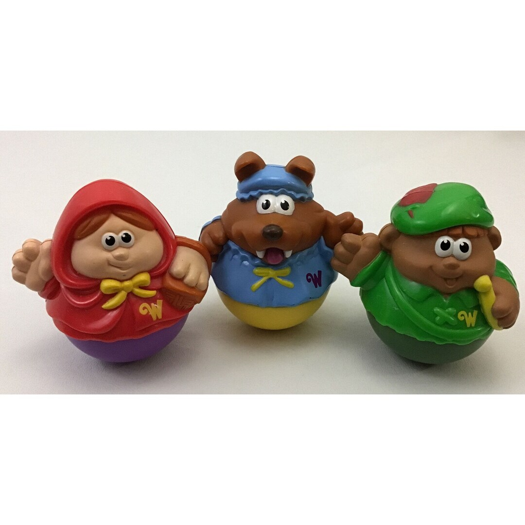 Playskool Weebles Little Red Riding Hood Wolf & Woodsman Storybook ...