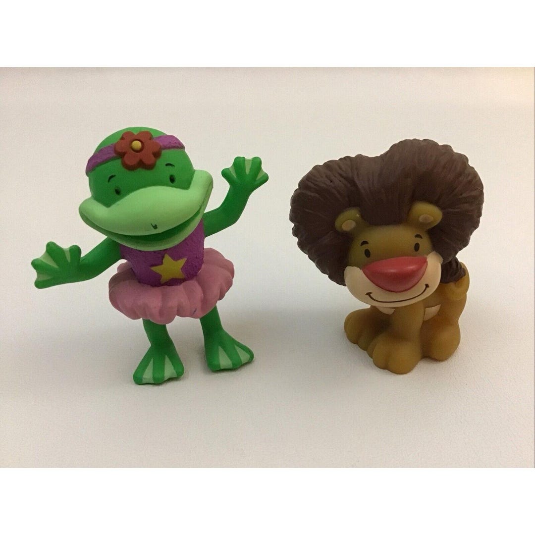 Disney Playhouse Jojo's Circus Figures Goliath the Lion Croaky the Frog ...