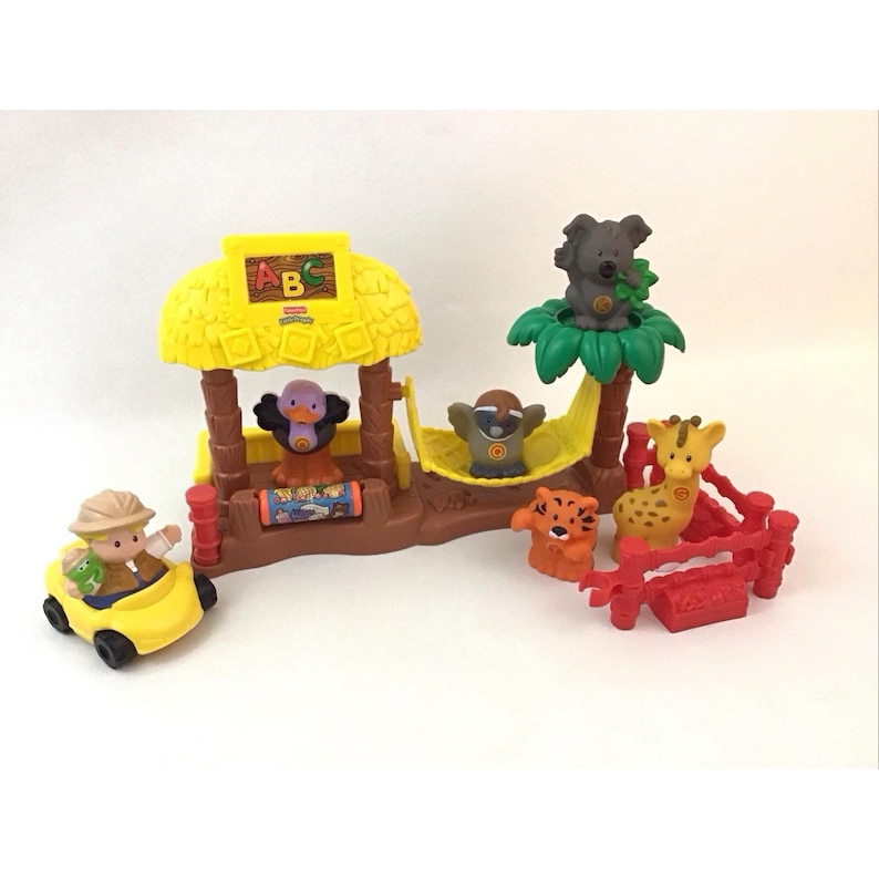Fisher Price Little People ABC Zoo Nursery Play Set Alphabet Baby ...