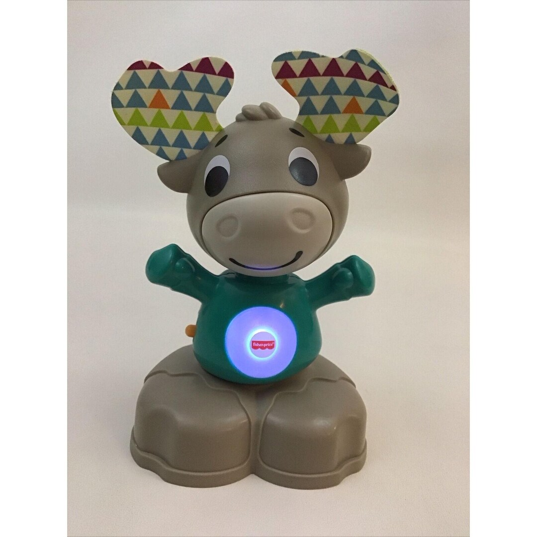 Fisher Price Linkimals Musical Moose Counting Educational Lights Sounds ...