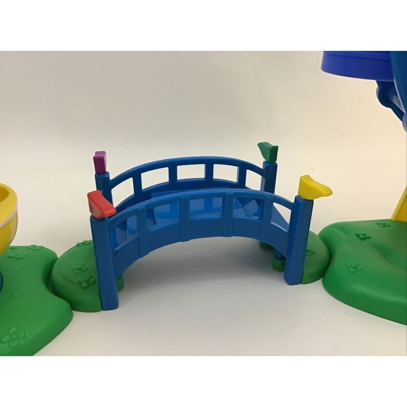 Peppa Pig Fair Playset Merry-go-round Ferris Wheel Bridge Game Booth ...