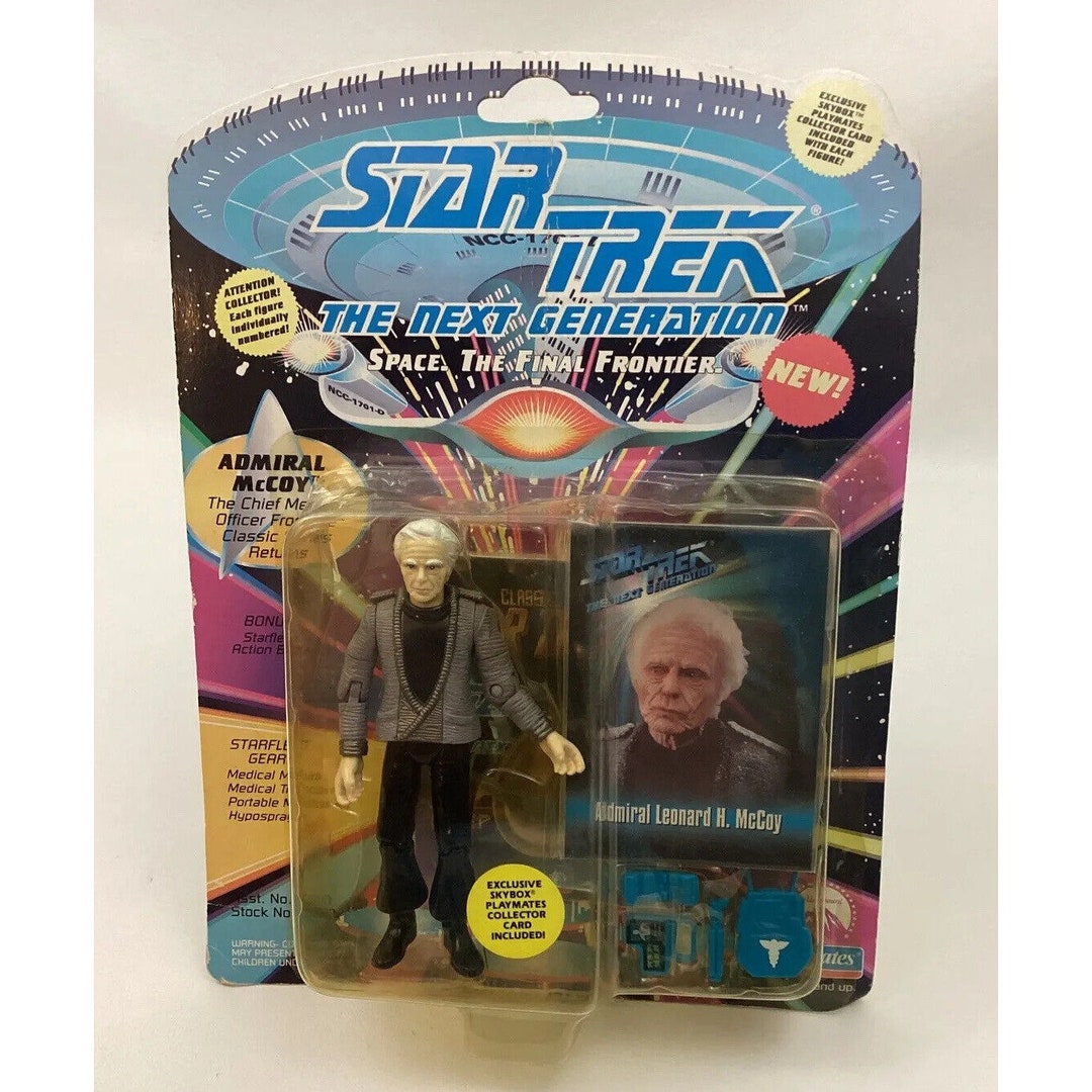 Star Trek the Next Generation Admiral Leonard Mccoy Figure 1993 New - Etsy