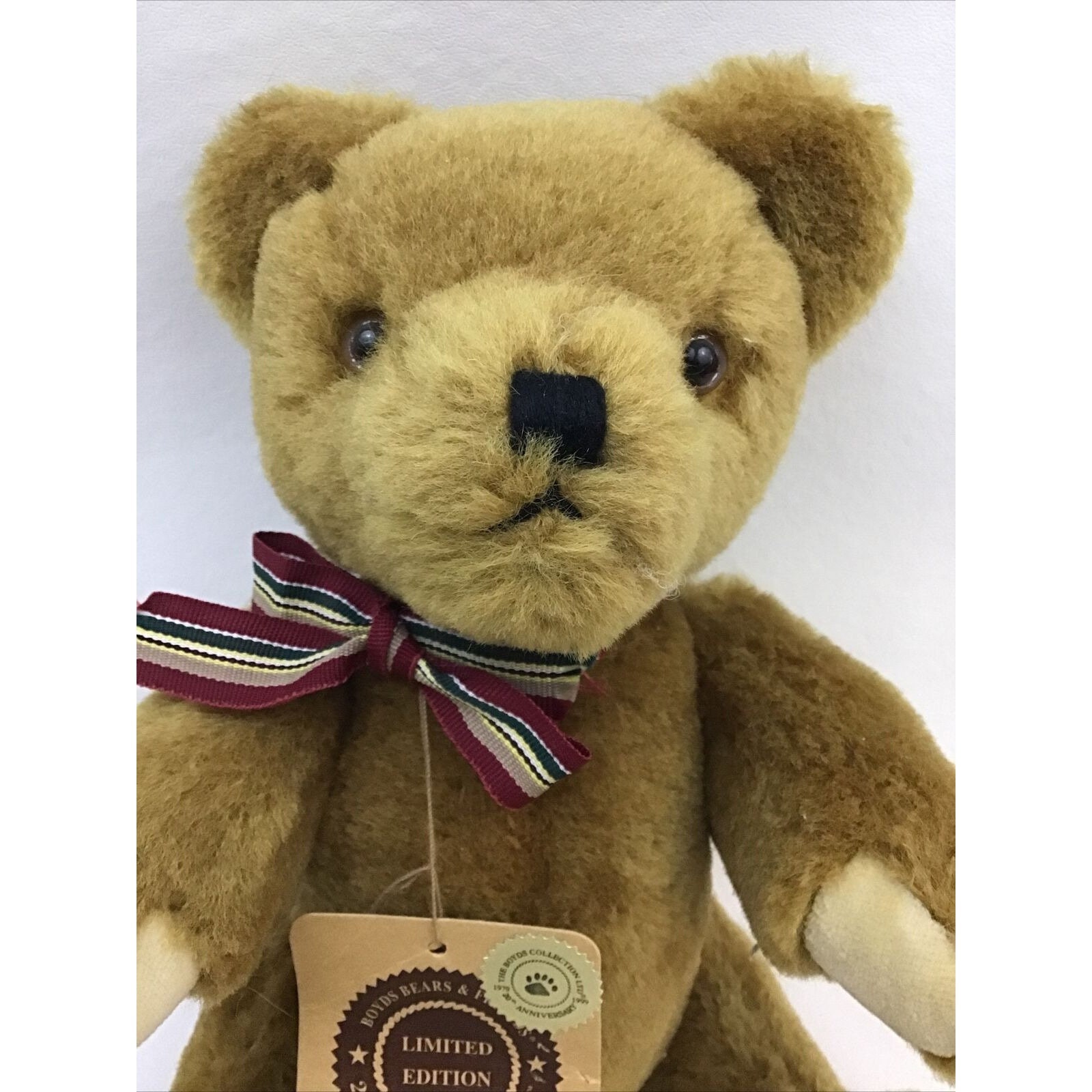 Boyds Plush Bear Matthew Bear Limited Edition 20th Anniversary 1979 ...