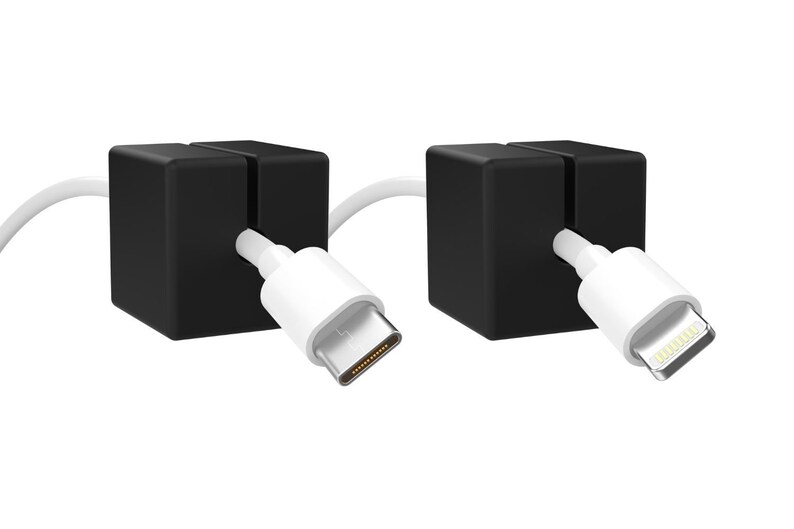 Magnetic PU Leather Desk Mat Pro: Cable Organizer and Desk Pad - Etsy