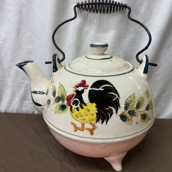 Rooster Teapot - Etsy
