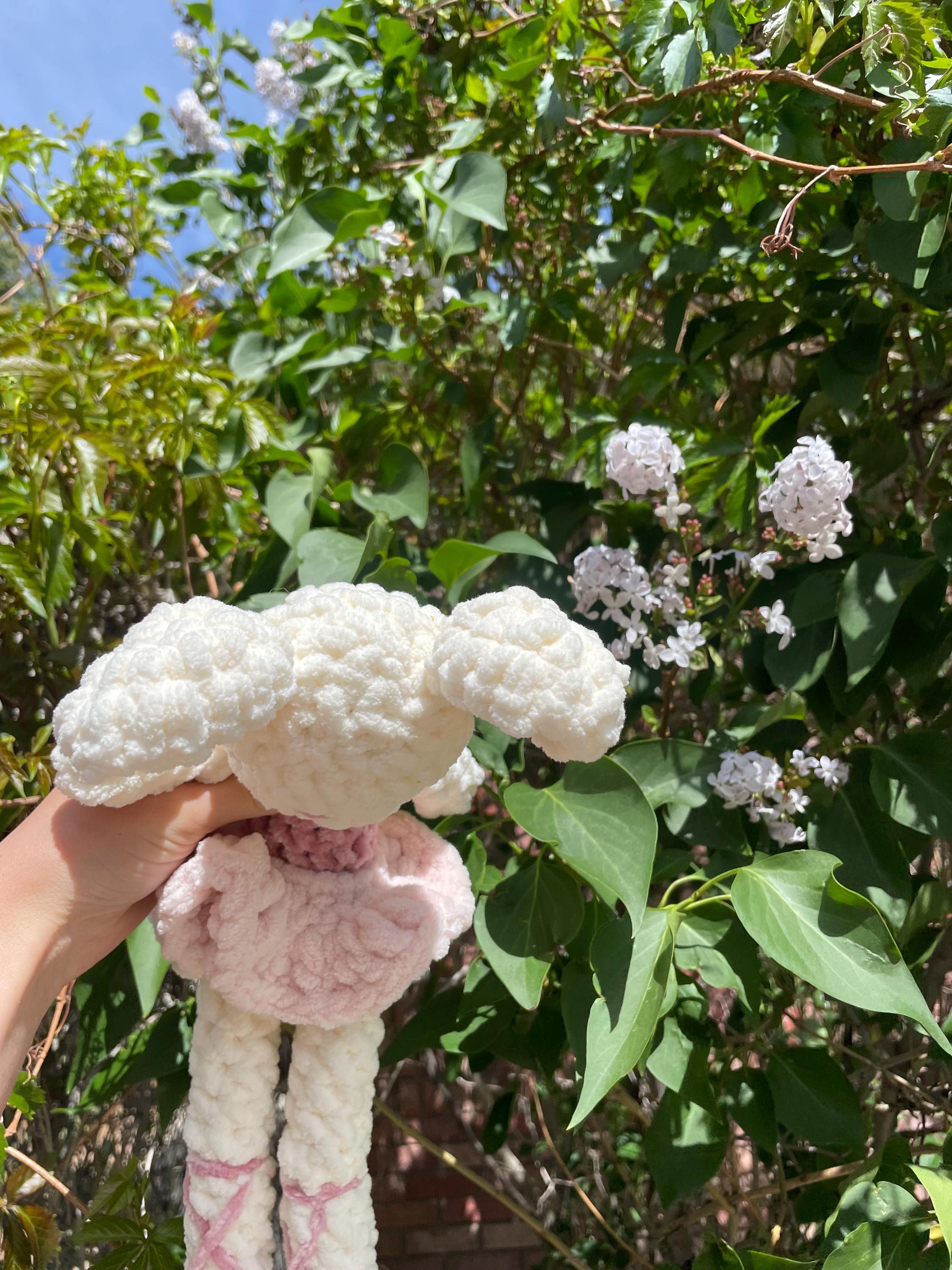 Ballerina Mouse Plush Toy Stuffed Animal Baby Gift Crochet Plushie ...