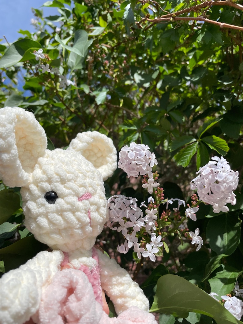 Ballerina Mouse Plush Toy Stuffed Animal Baby Gift Crochet Plushie ...