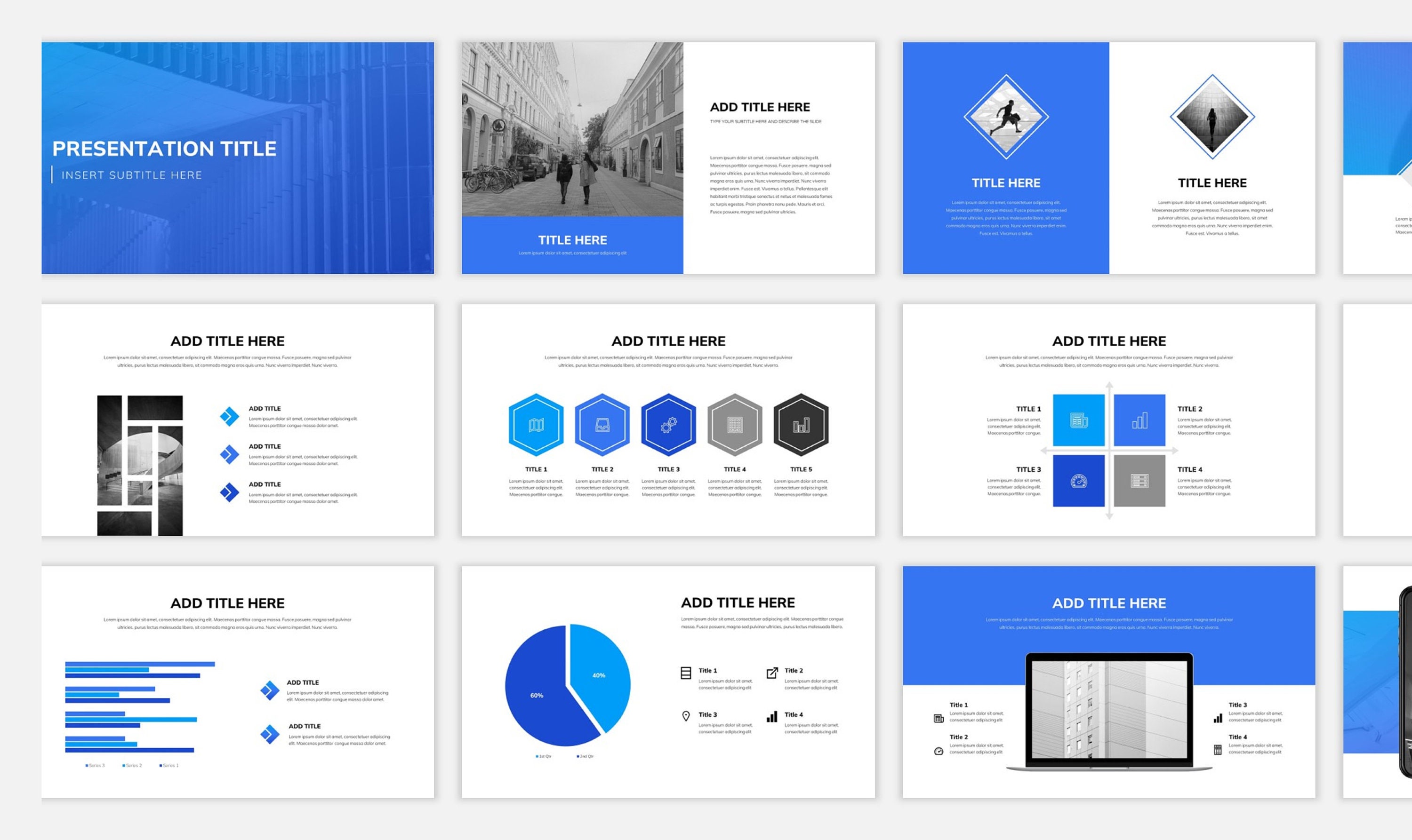 Professional Business Slide Deck, Powerpoint Presentation Template ...