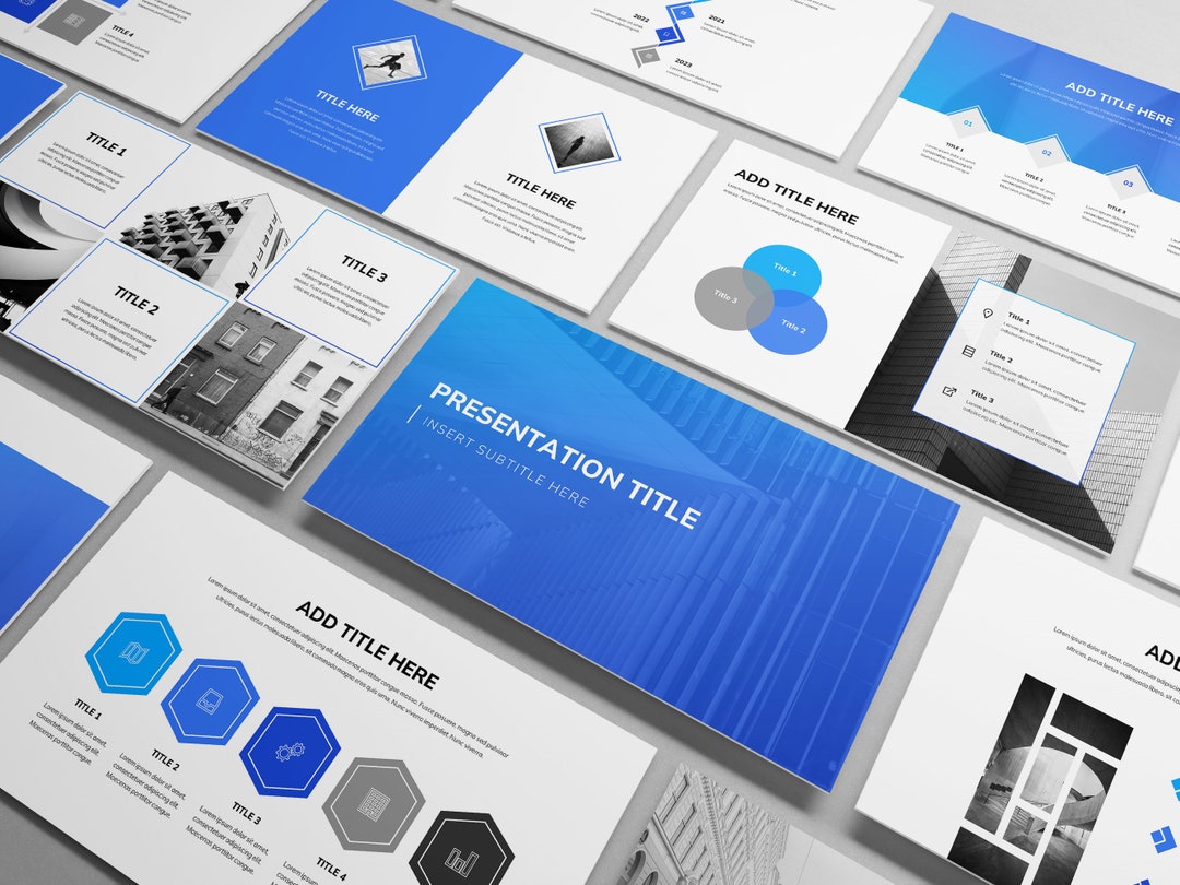 Professional Business Slide Deck, Powerpoint Presentation Template, Premium & Creative Slides - Etsy