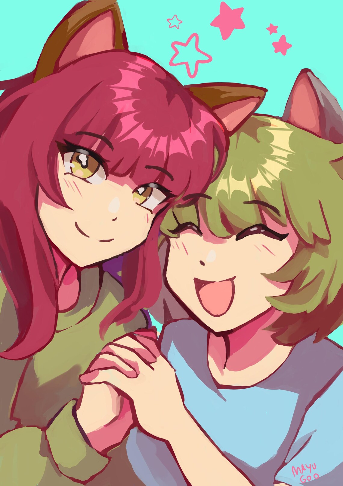 Nyan Neko Sugar Girls Print/poster - Etsy