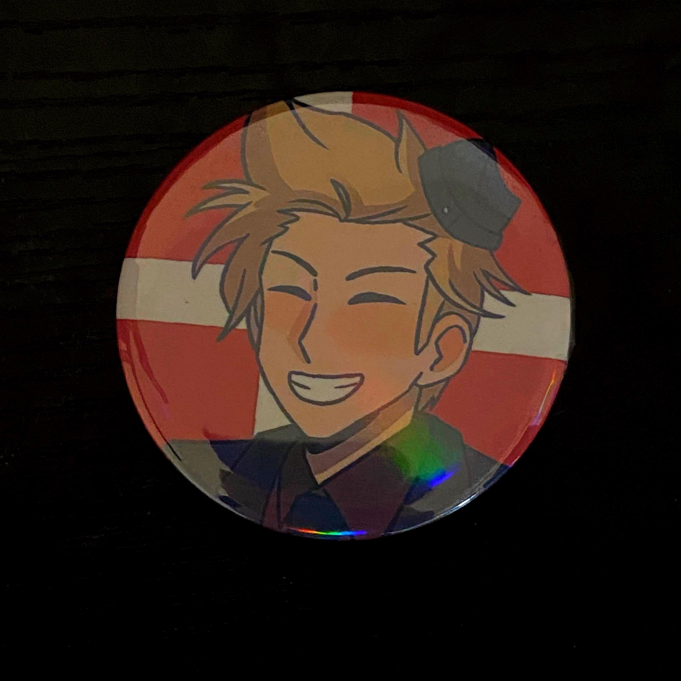 Hetalia - Nordic Five Holograpic Button Badges - Etsy