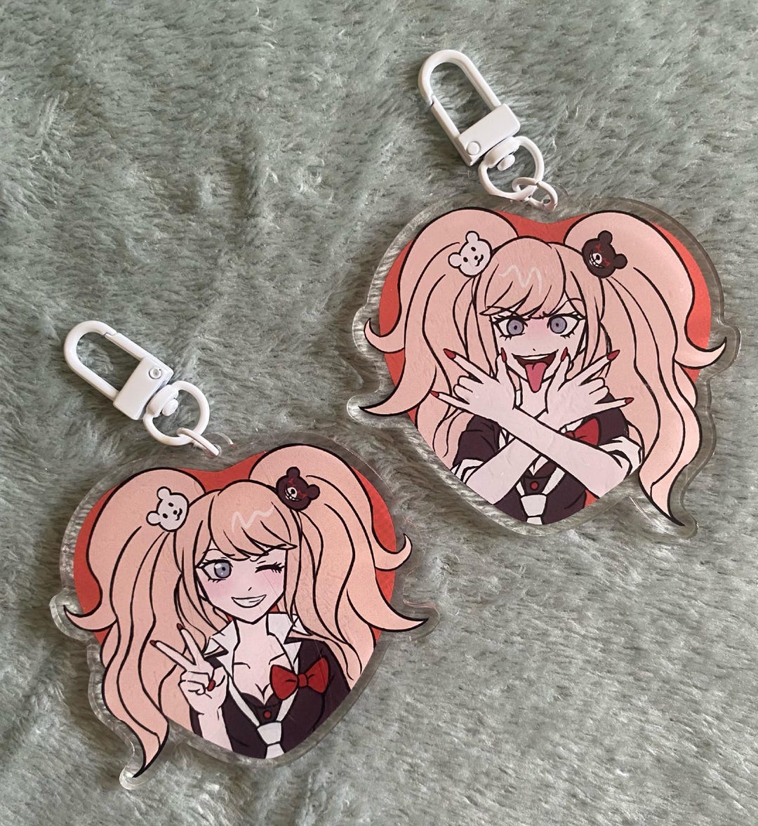 Junko Enoshima Keychain - Double Sided - Etsy