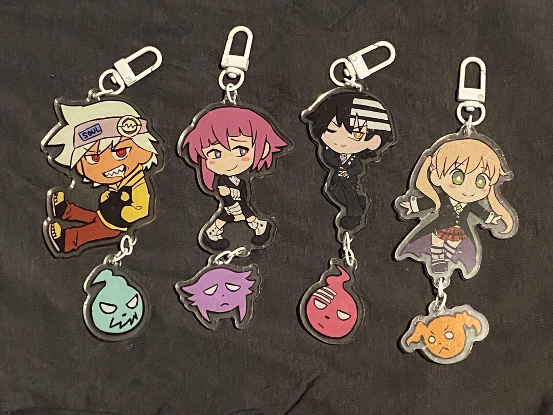 Soul Eater Dangly Keychains - Double Sided - Etsy