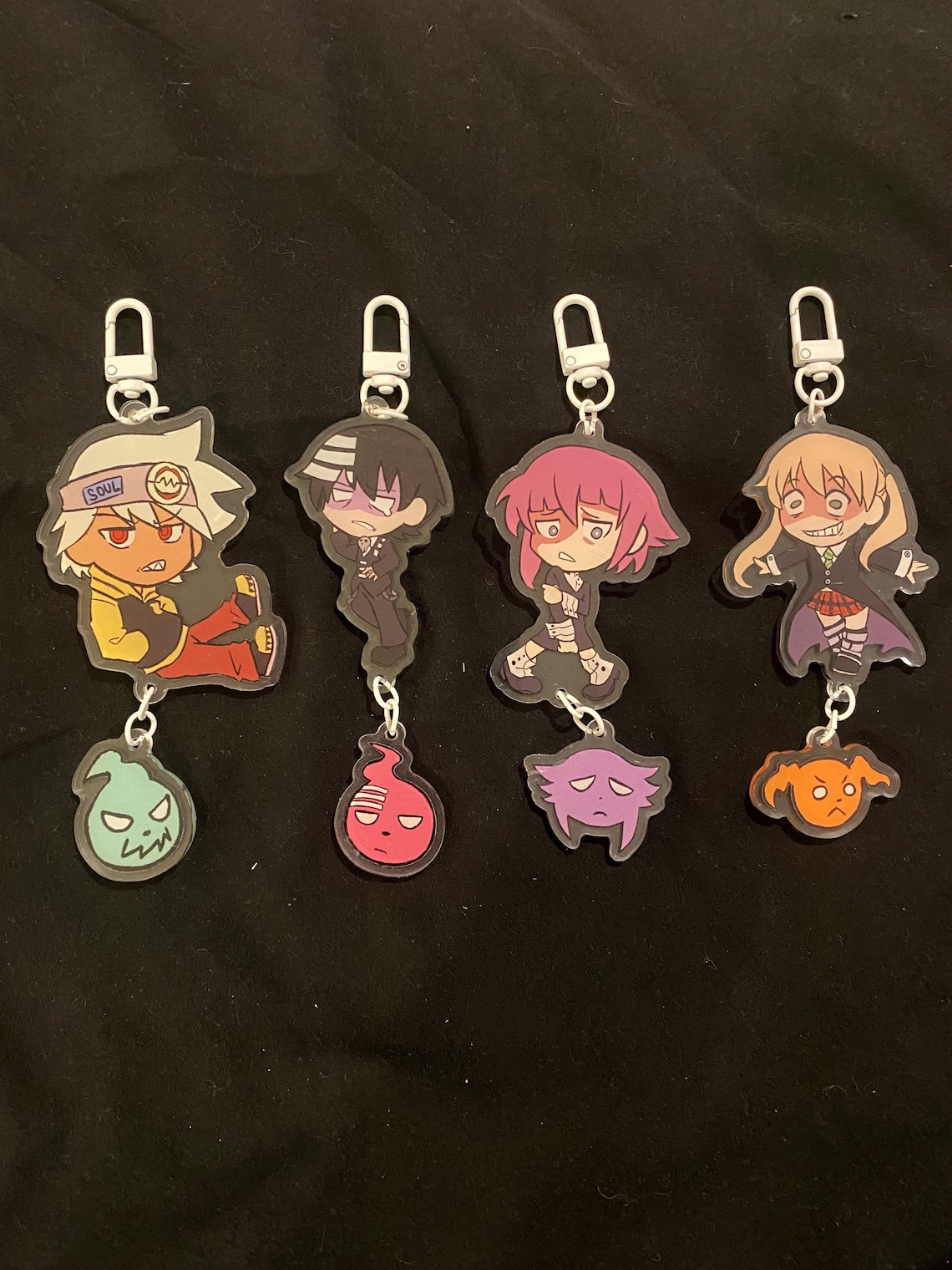Soul Eater Dangly Keychains - Double Sided - Etsy