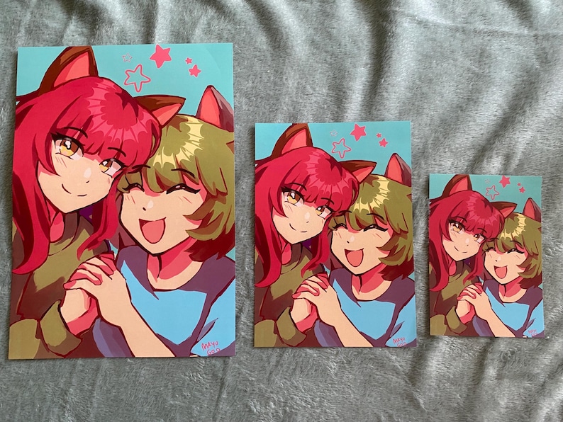 Nyan Neko Sugar Girls Print/poster - Etsy