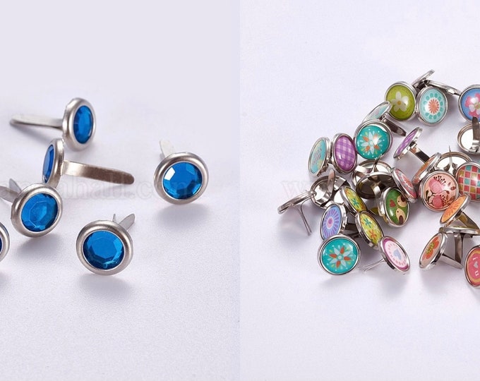 Colorful Brad Collection - Etsy