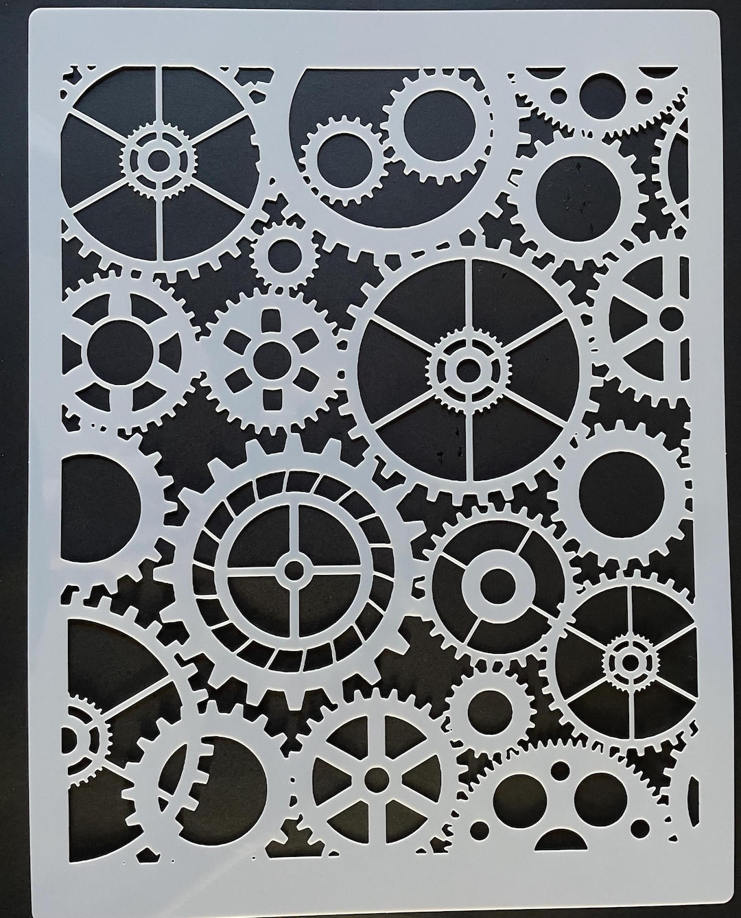Large Steampunk Gears Stencil 8x11 - Etsy
