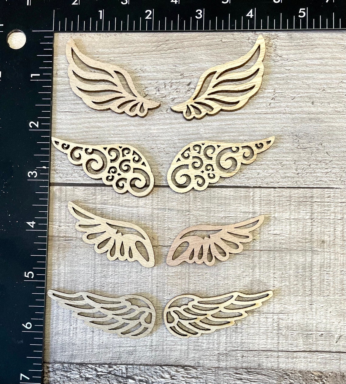 Wood Angel Wings ~ Decorative Embellishments for Crafts, Scrapbooking ...