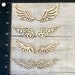 Wood Angel Wings ~ Decorative Embellishments for Crafts, Scrapbooking ...