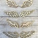 Wood Angel Wings ~ Decorative Embellishments for Crafts, Scrapbooking ...