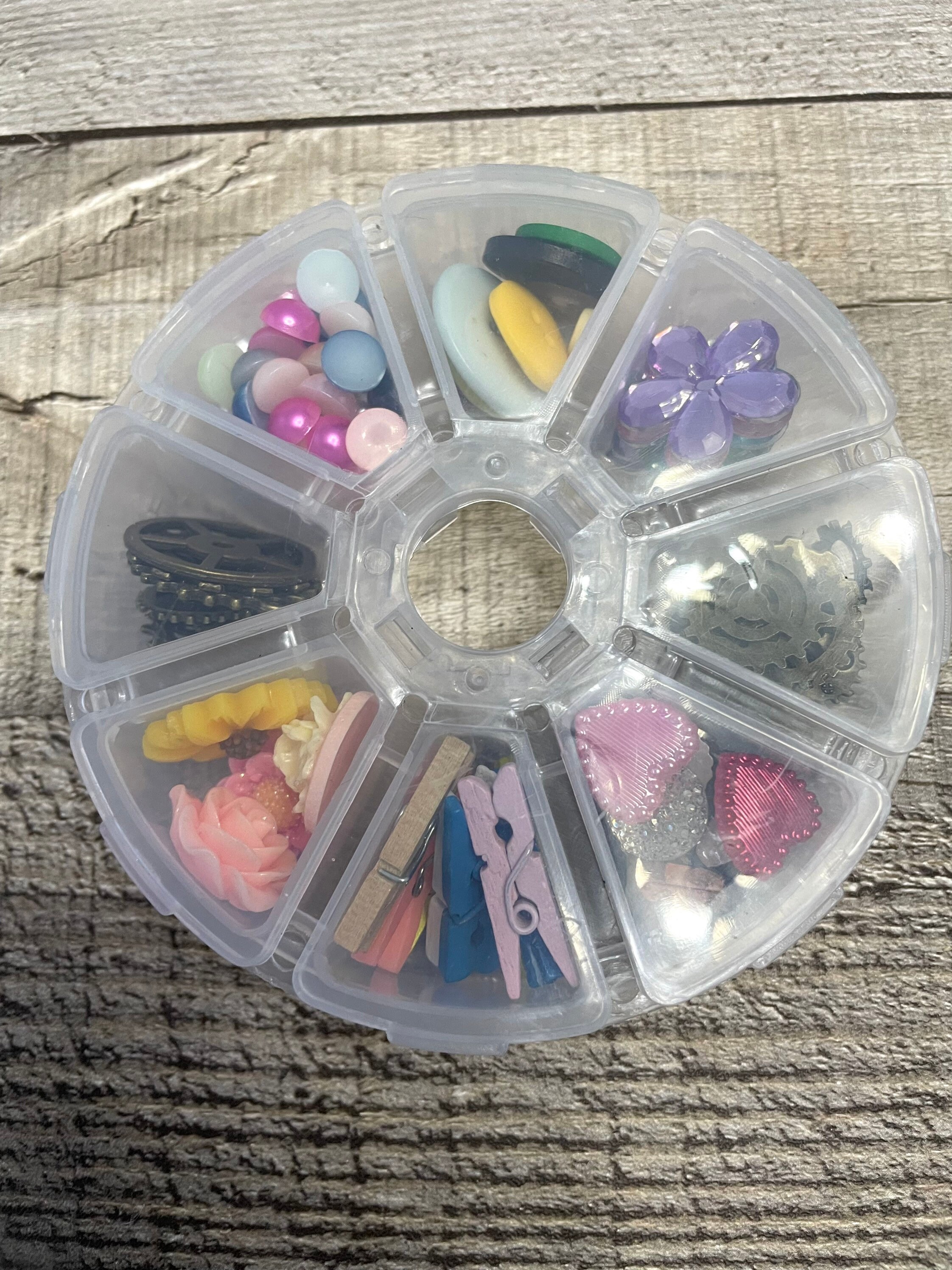 Mini Embellishment Stash for Card Making, Mixed Media, or Scrapbooking ...