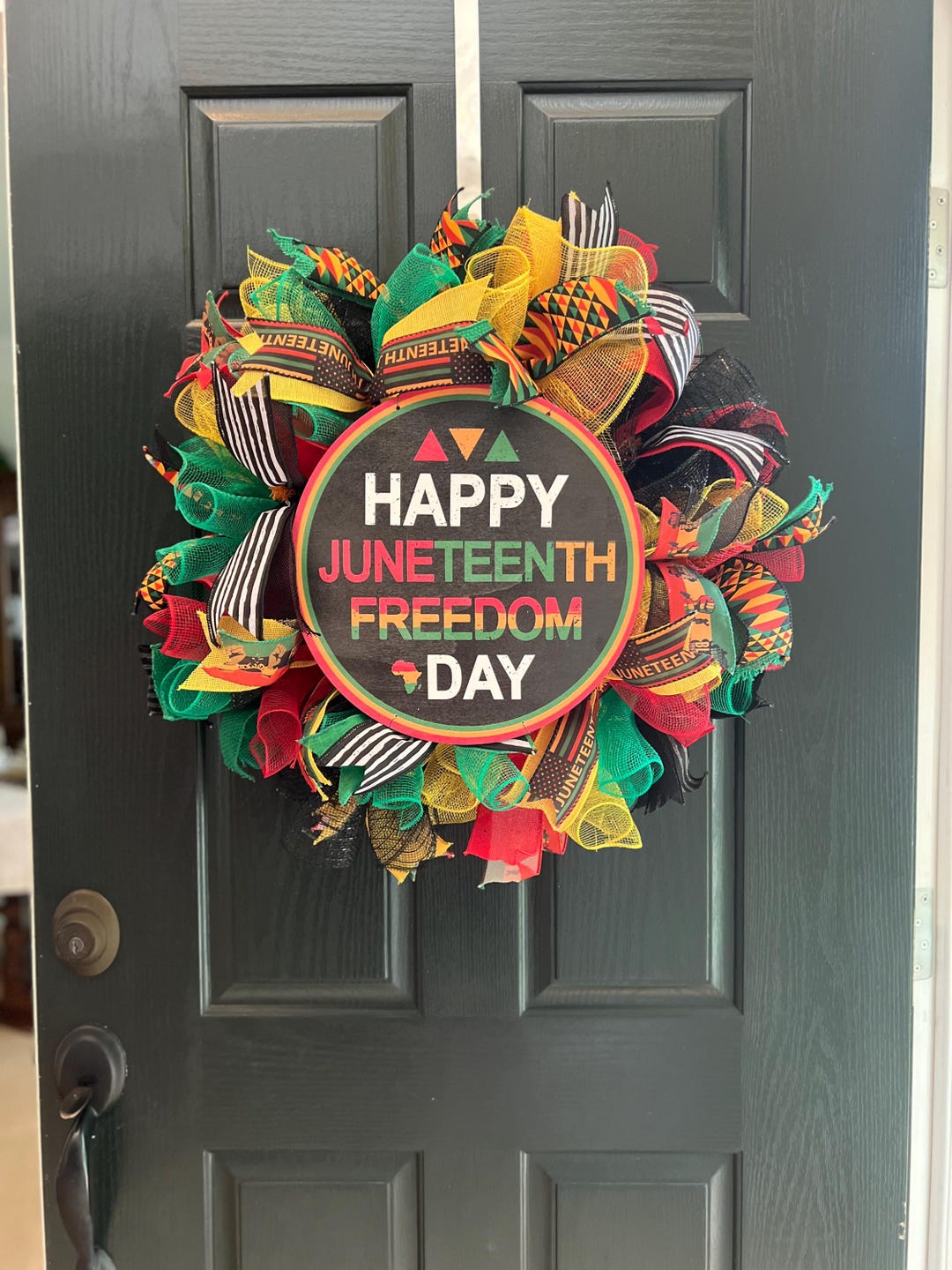 Juneteenth Wreath - Etsy