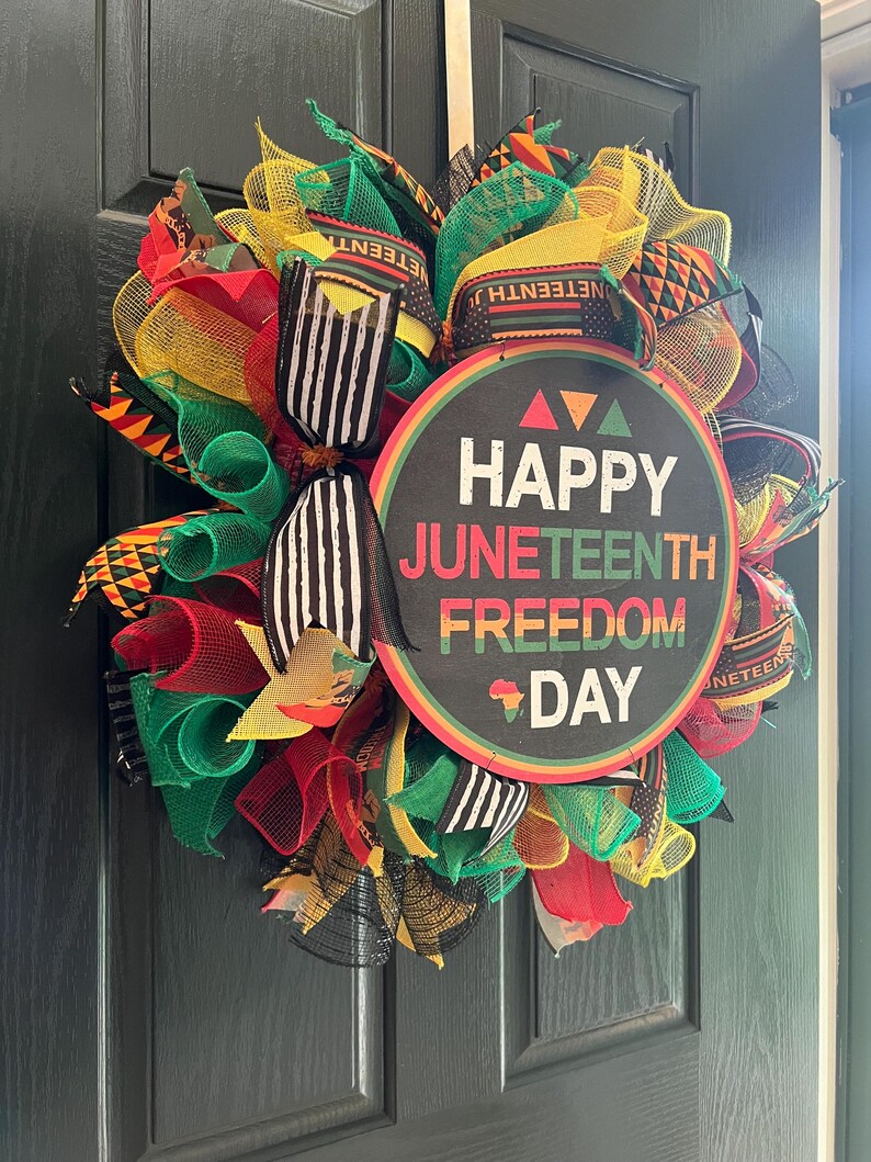 Juneteenth Wreath - Etsy