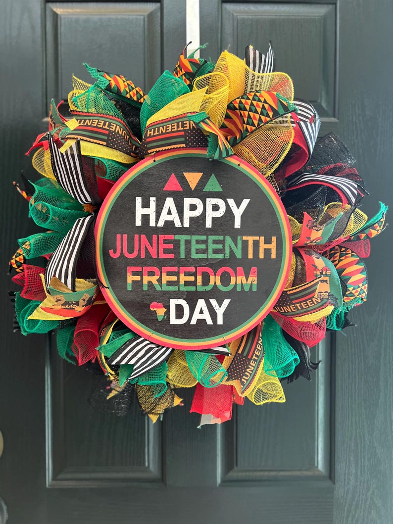 Juneteenth Wreath - Etsy