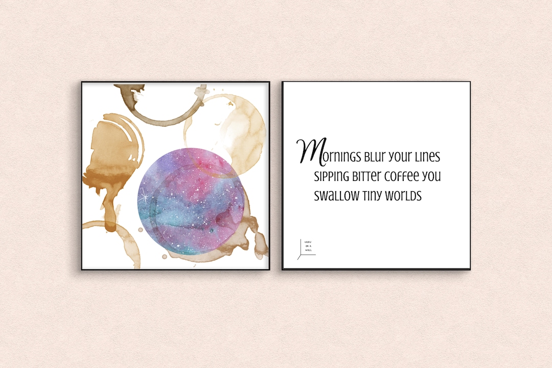 Morning Haiku Bundle Original Haiku Poem Wall Art Abstract - Etsy