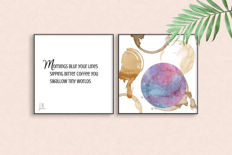 Morning Haiku Bundle Original Haiku Poem Wall Art Abstract - Etsy