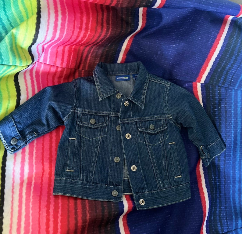 Denim Jacket With Sequin Heart - Etsy