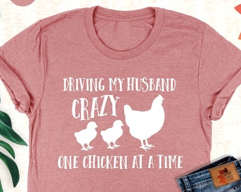 11459 Driving My Husband Crazy One Chicken at a Time - Etsy