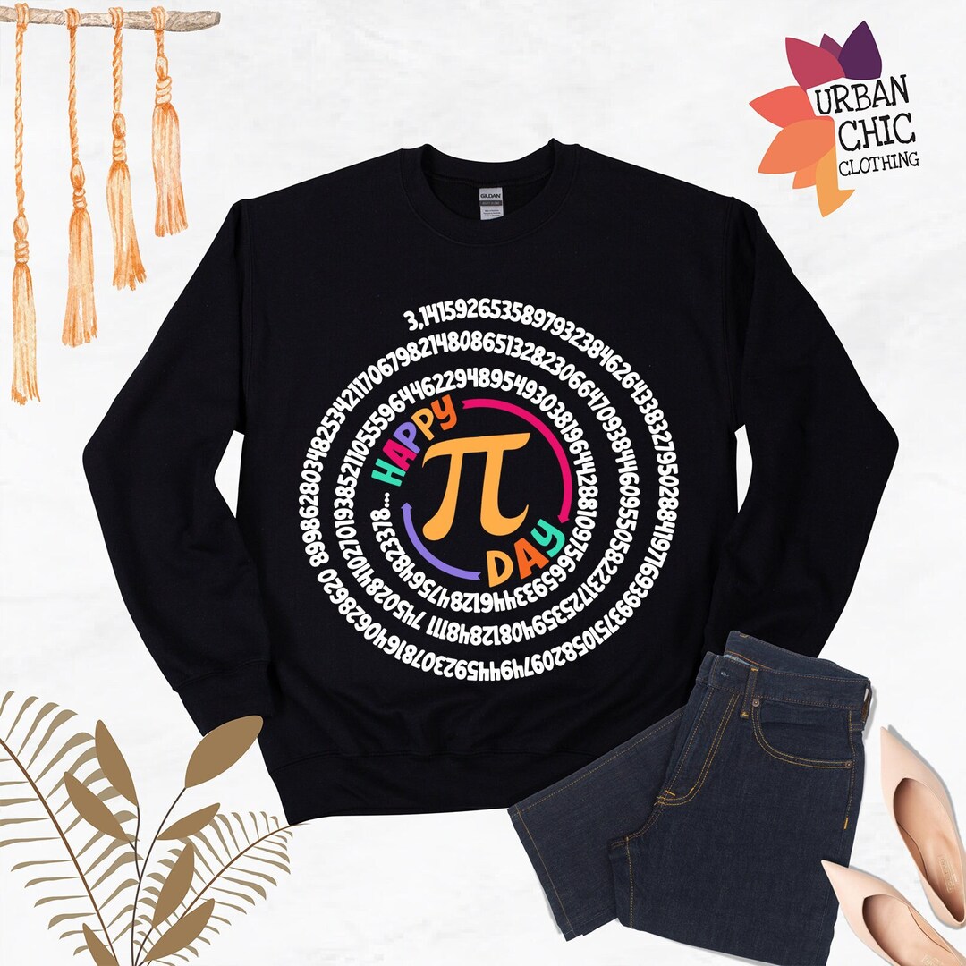 Happy Pi Day Sweatshirt, Pi Symbol Sweatshirt, 3.14 Shirt, Math ...