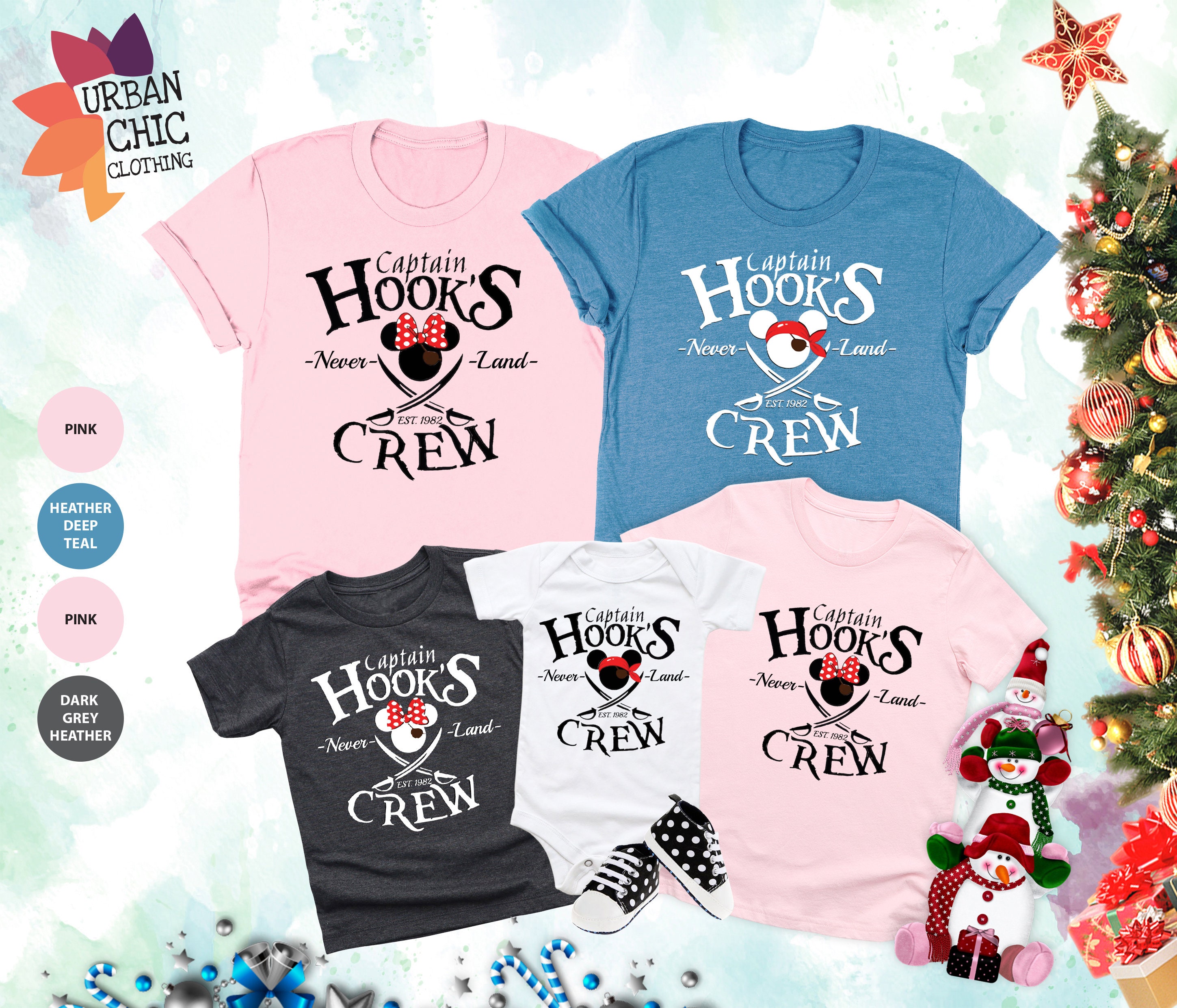 Captain Hooks Shirt, Disney Cruise Shirt, Pirate Crew Shirt, Family ...