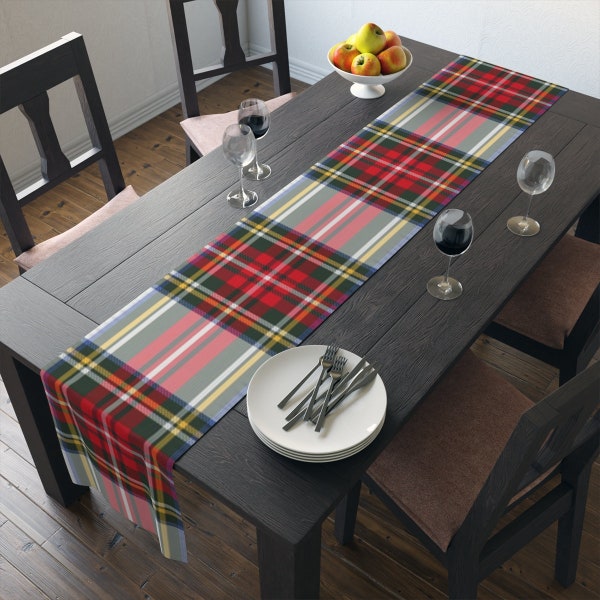 Tartan Table Linen - Etsy