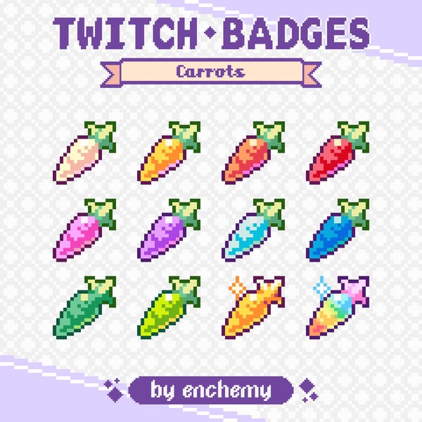 Rainbow Pixel Badges - Etsy