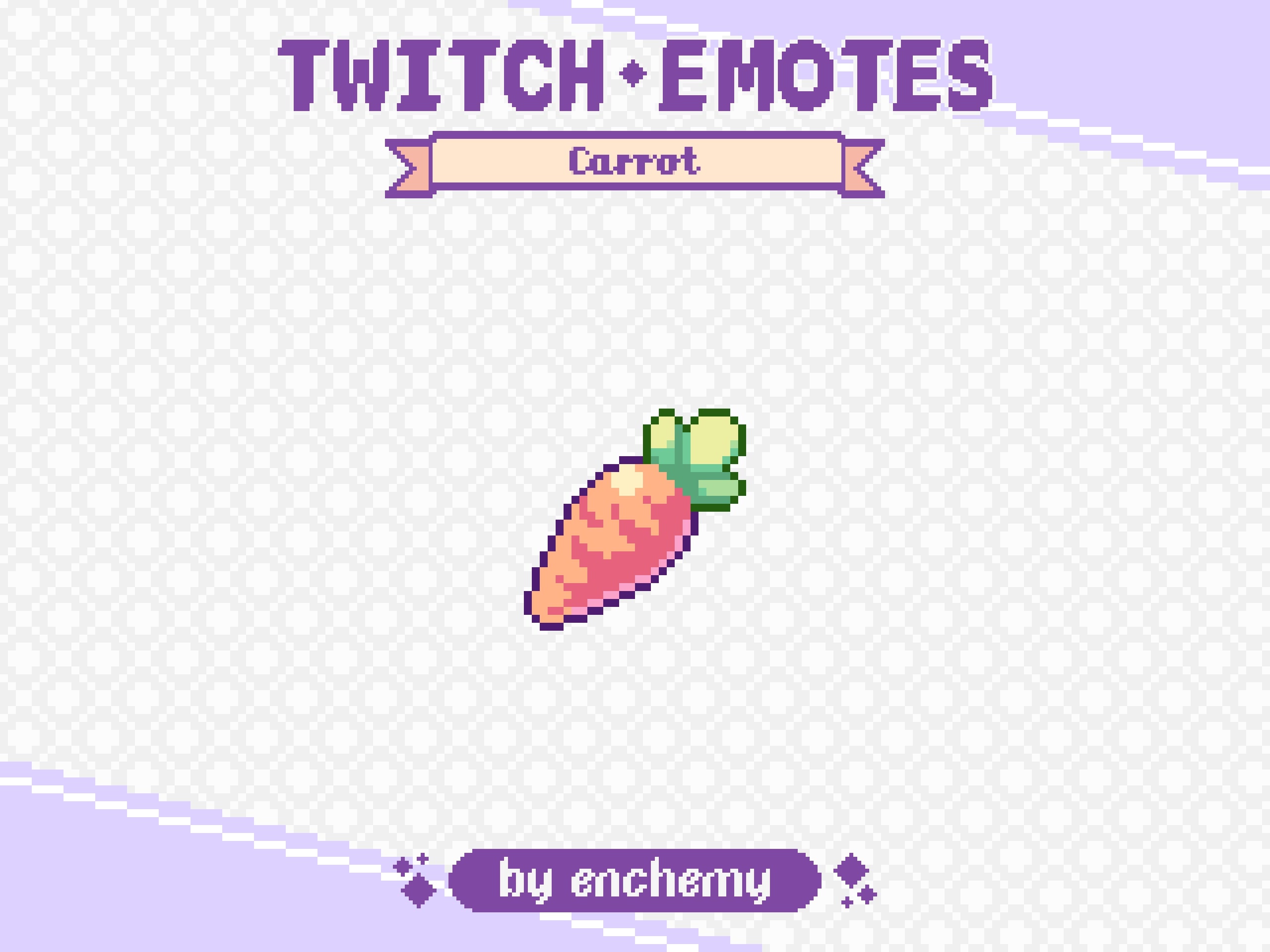 Carrot Pixel Art Channel Point Icon for Twitch or Discord (digital ...