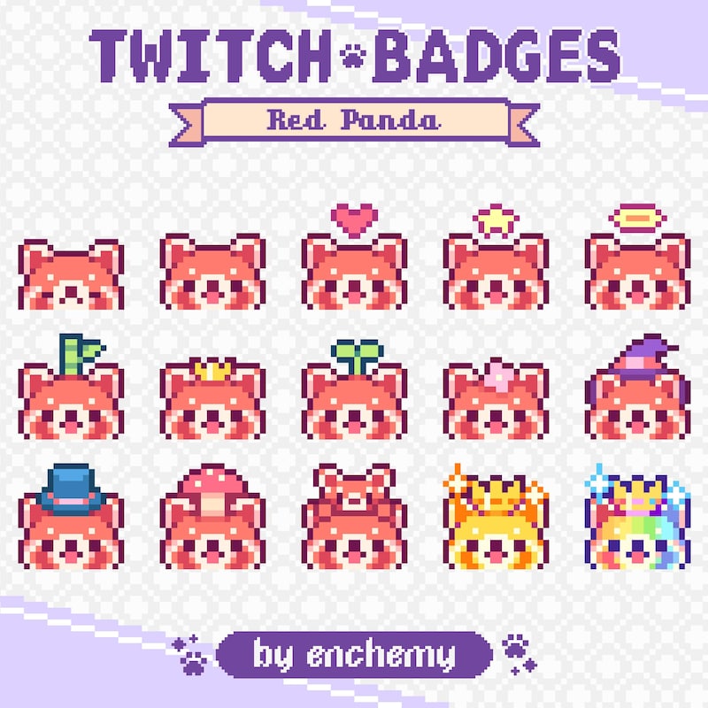 Twitch Panels Red Pandas - Etsy