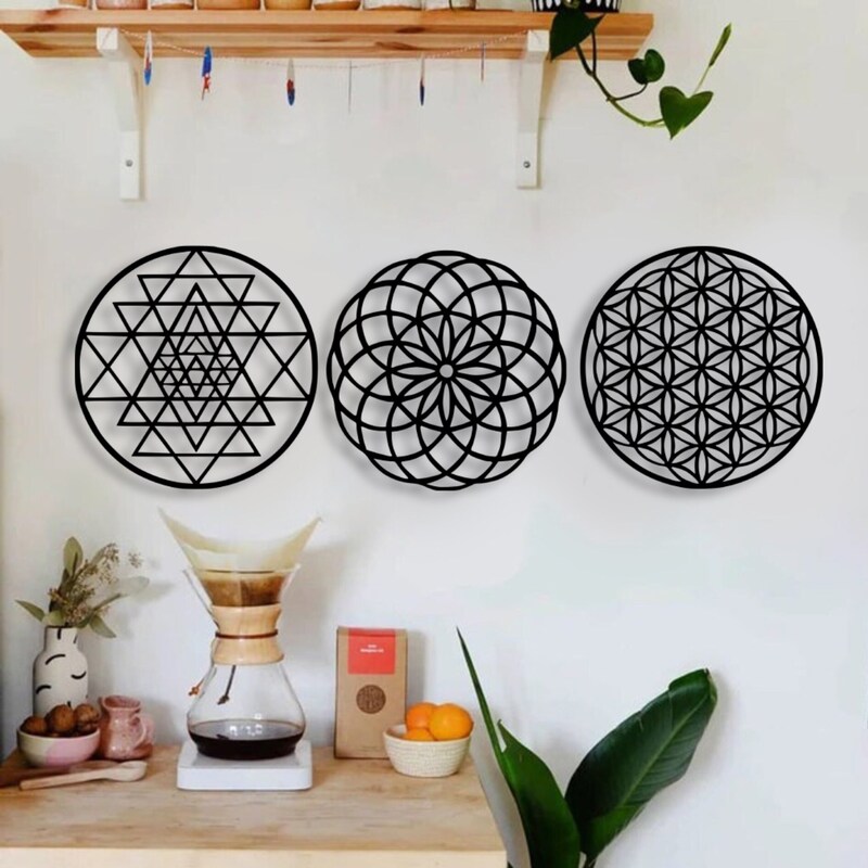 Sacred Geometry Wall Art - Etsy